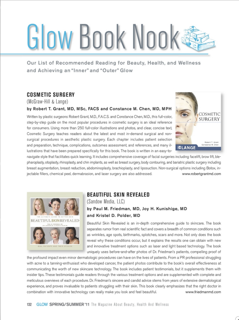 Beautiful Skin Revealed Featured in Glow’s Book Nook